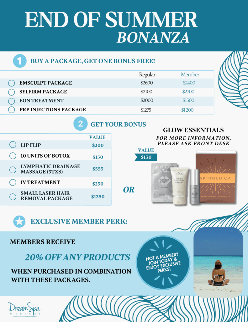 Summer Promo Landing Page - Dream Spa Medical